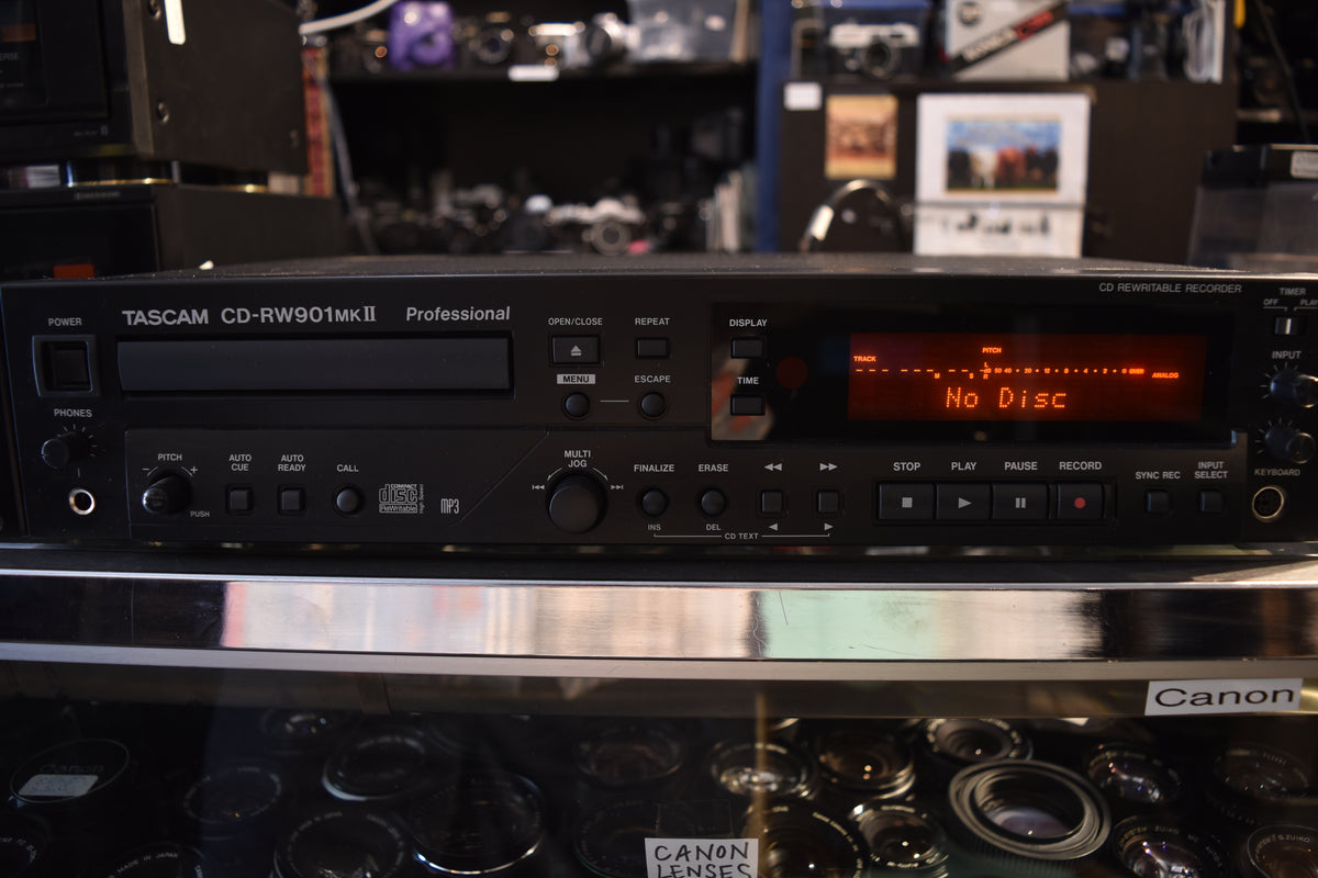 Tascam CD-RW901MKII Enregistreur de CD professionnel/Tascam CD-RW901MK ...