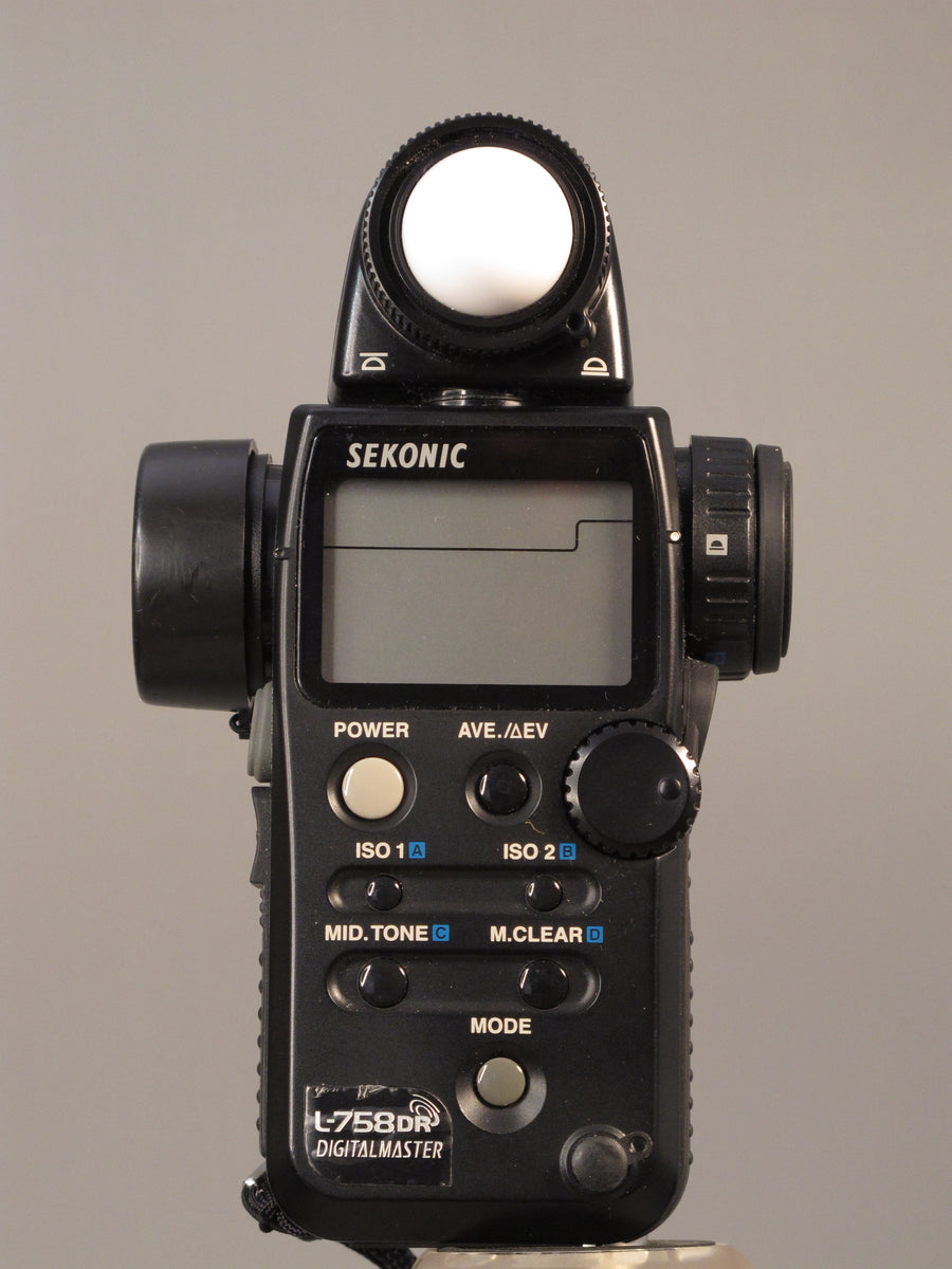 SEKONIC L-758DR Digital Master Light Meter – Phototek Canada