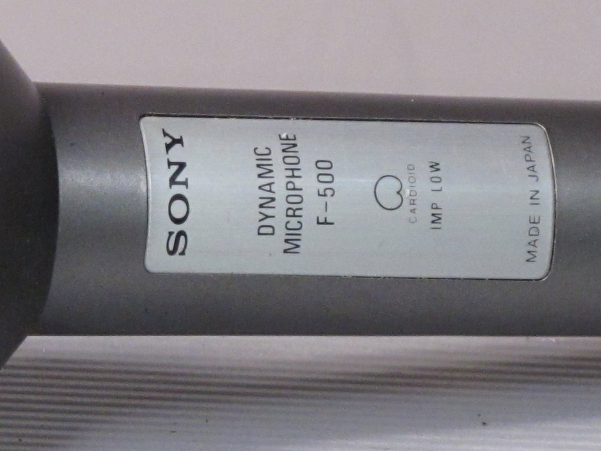 Sony f-500 1979 Directional Dynamic Microphone – Phototek Canada