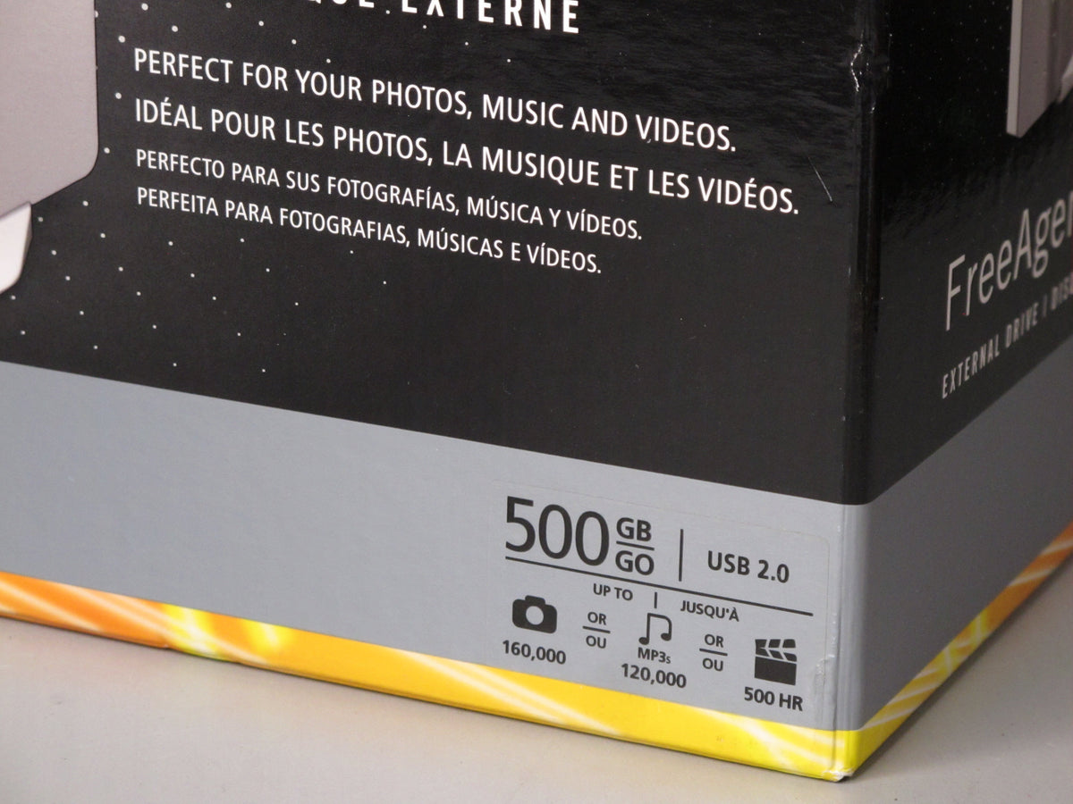 500GB FreeAgent Desk External Drive – Phototek Canada